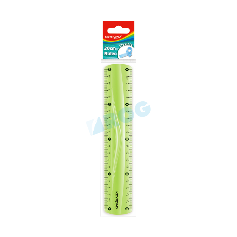 Ravnalo 20 cm pvc Keyroad Flexible | ROG