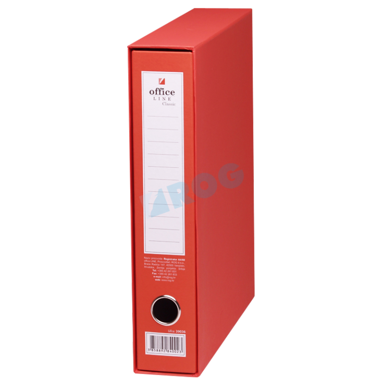 Registrator A4/uski Office Line crveni Classic - ROG